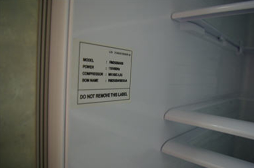 How to find the model and serial number of the refrigerator? | Samsung Support HK_EN
